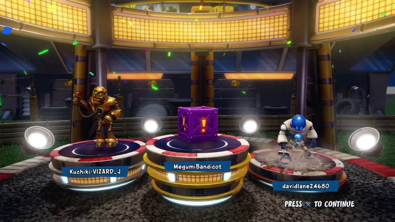 Geary and Beenox Robot Geary Winning Podium. (Crash Nitro Fueled) - YouTube