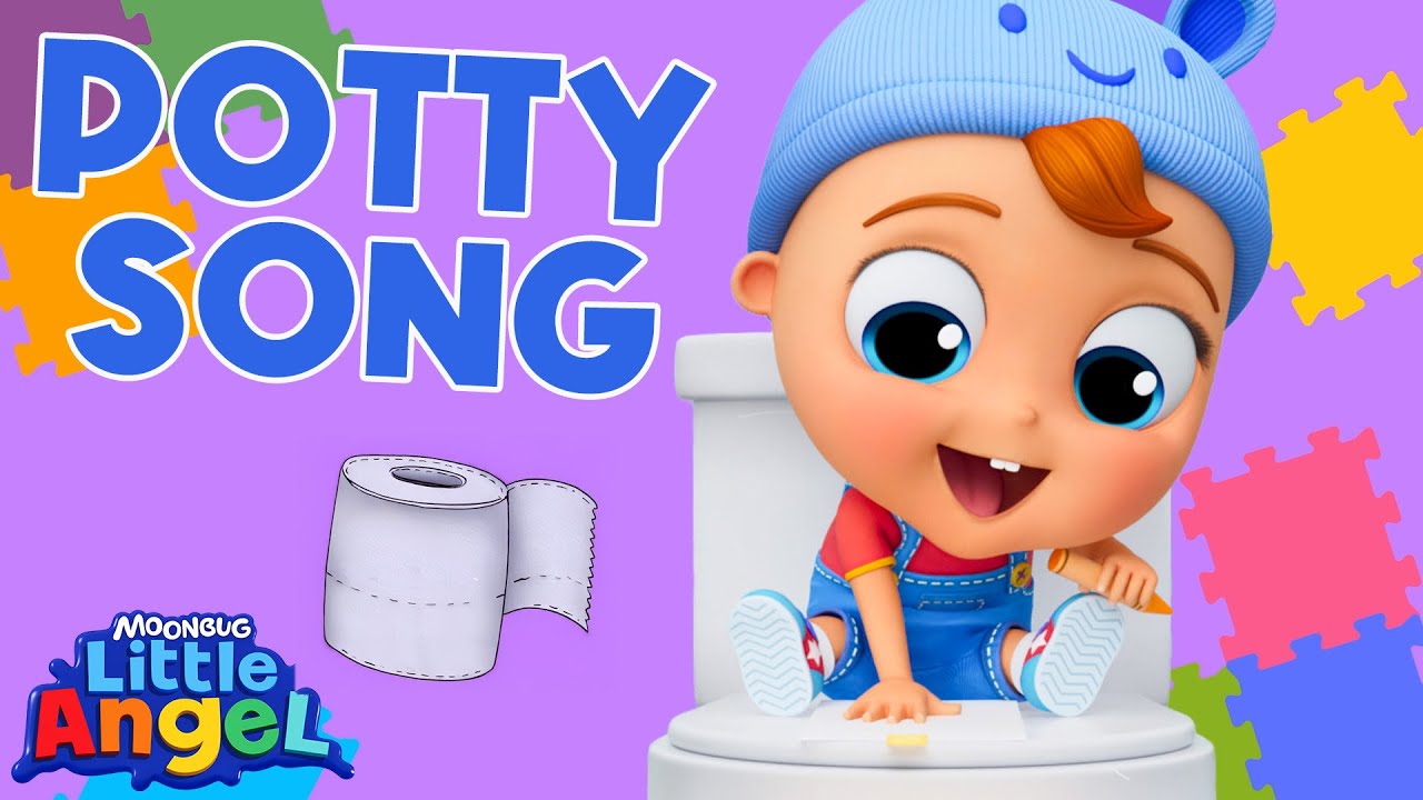 Learning The Potty Dance + More Little Angel Nursery Rhymes and Kids ...