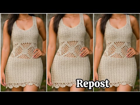 ✂️ Vestido de Crochê Passo a Passo Completo 