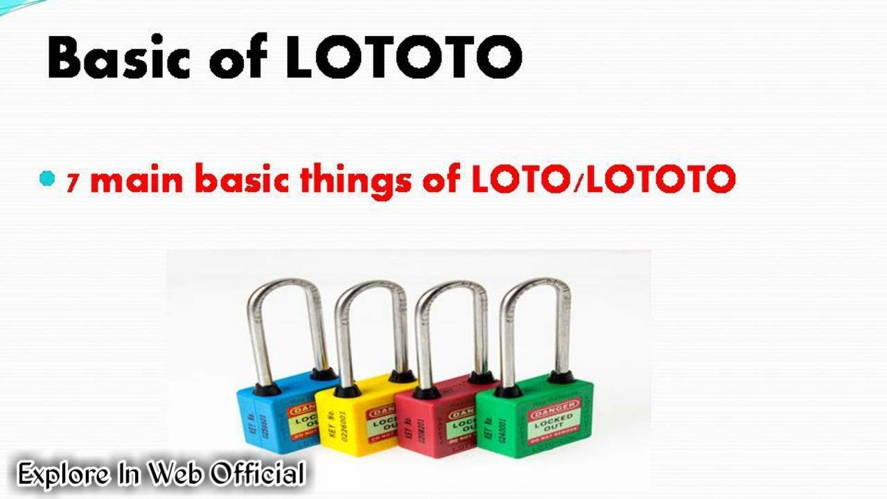 What is LOTO ? लोटो किया है ? इंडस्ट्री में लौटो कैसे उसे होता है पूरी ...
