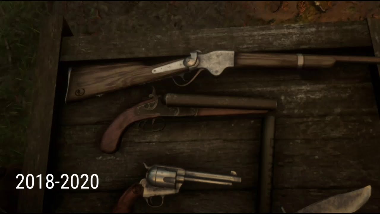 Charles' Shotgun Before and After the Update | Red Dead Redemption II ...