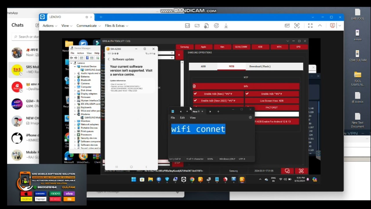 Samsung A23 Kg U1 U2 U4 U5 Lock Remove Android 13 & 14 / Kg Lock & Mdm ...
