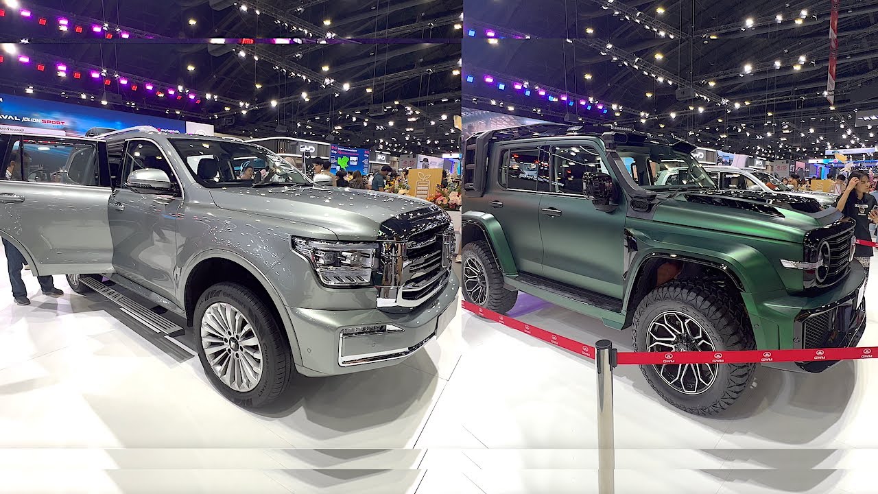All new GWM TANK 500 VS TANK 300 best frame SUVs from China - YouTube