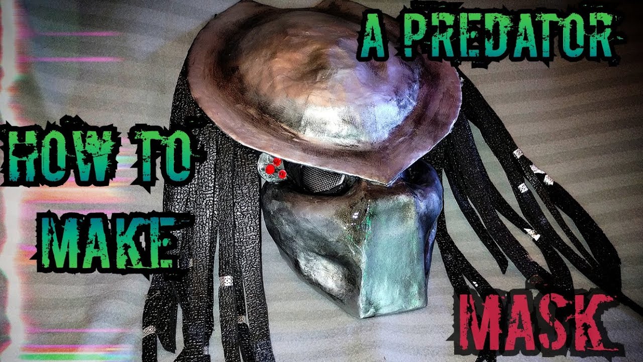 How to make Predator 's mask - YouTube
