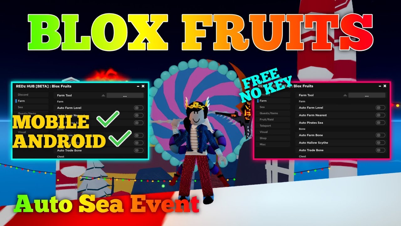 BLOX FRUITS Script Mobile UPDATE 21 AUTO FARM | SEA EVENT | SMOOTH ...