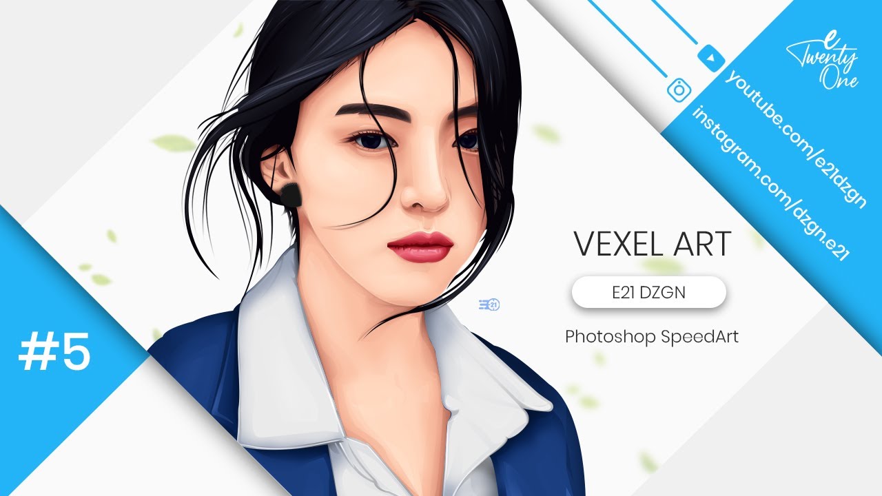 Vexel Art #5 | Photoshop | SpeedArt - YouTube