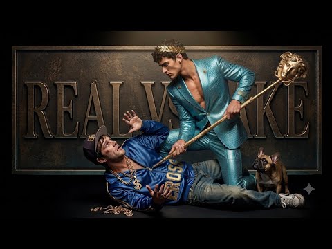 Real vs Fake - Eros Versace male model