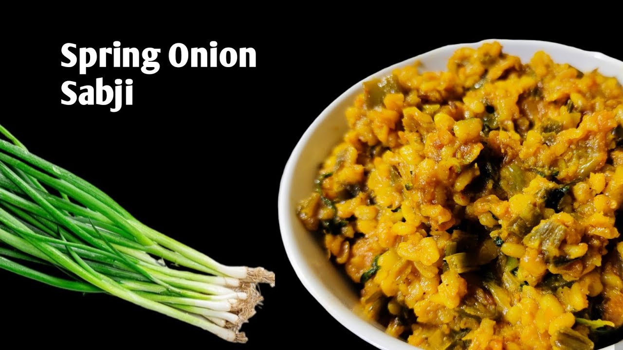Spring Onion Sabji Recipe / हरे प्याज की आसान और टेस्टी रेसिपी/Green ...