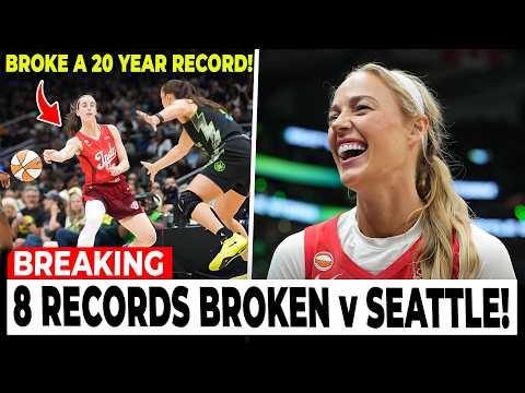 Caitlin Clark BREAKS 8 WNBA RECORDS vs Seattle Storm! Sophie Cunningham RED HOT In Indiana Fever Win