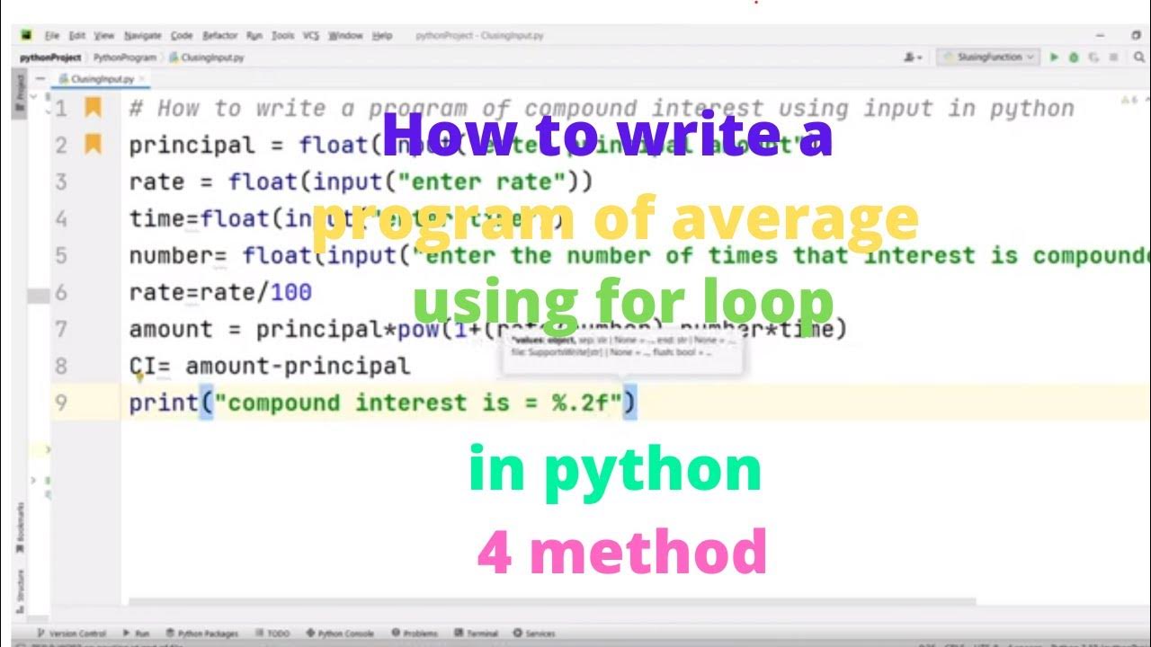 How To Write A Program Of Average Using For Loop In Python 4 Method how-to-write-a-program-of-average-using-for-loop-in-python-4-method