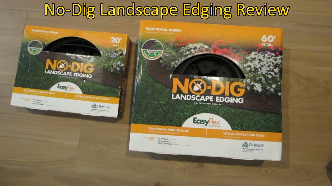 No-Dig Landscape Edging Review - YouTube