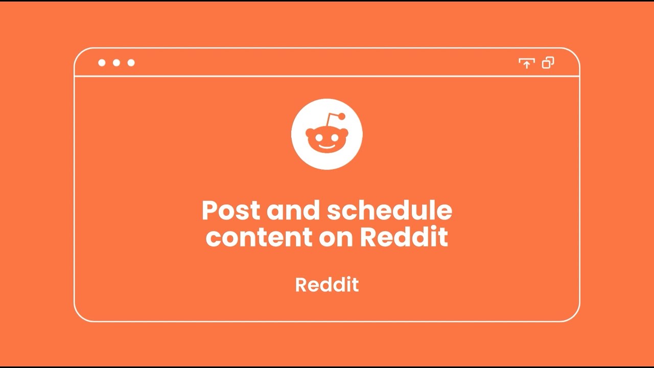 How to post and schedule content on Reddit - YouTube