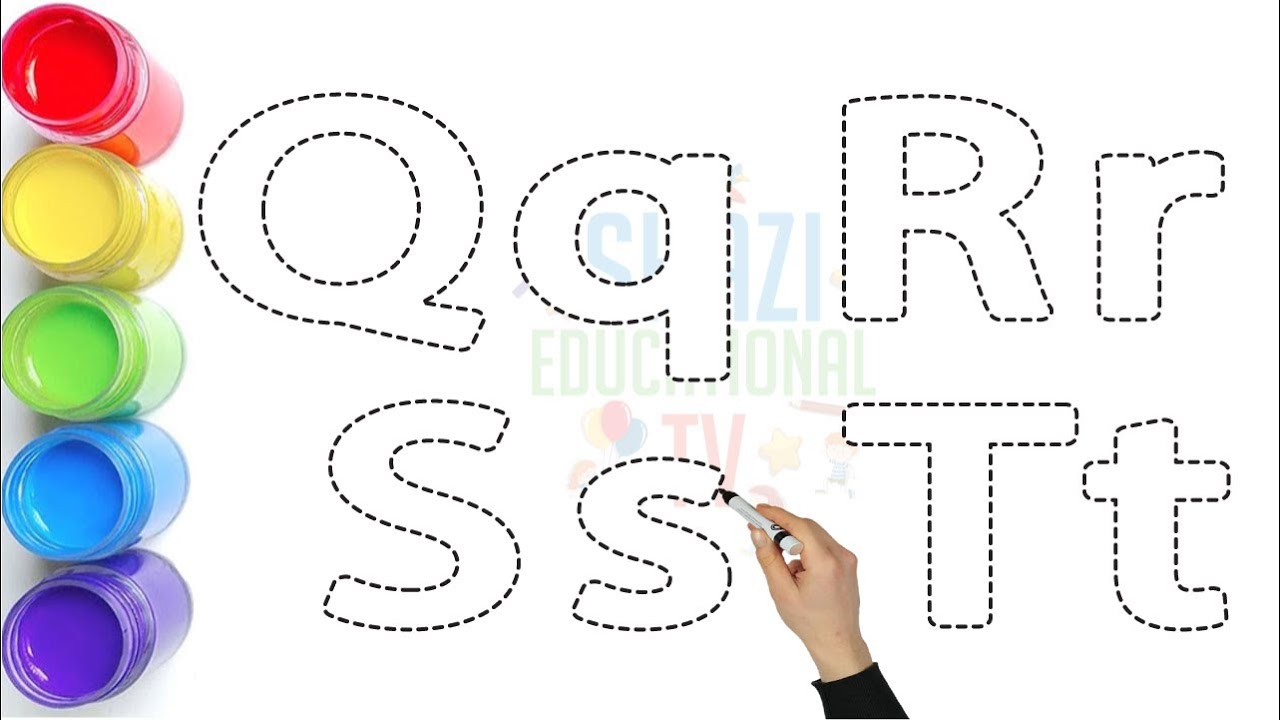 Learn to Write Your ABCs! Tracing & Coloring - YouTube