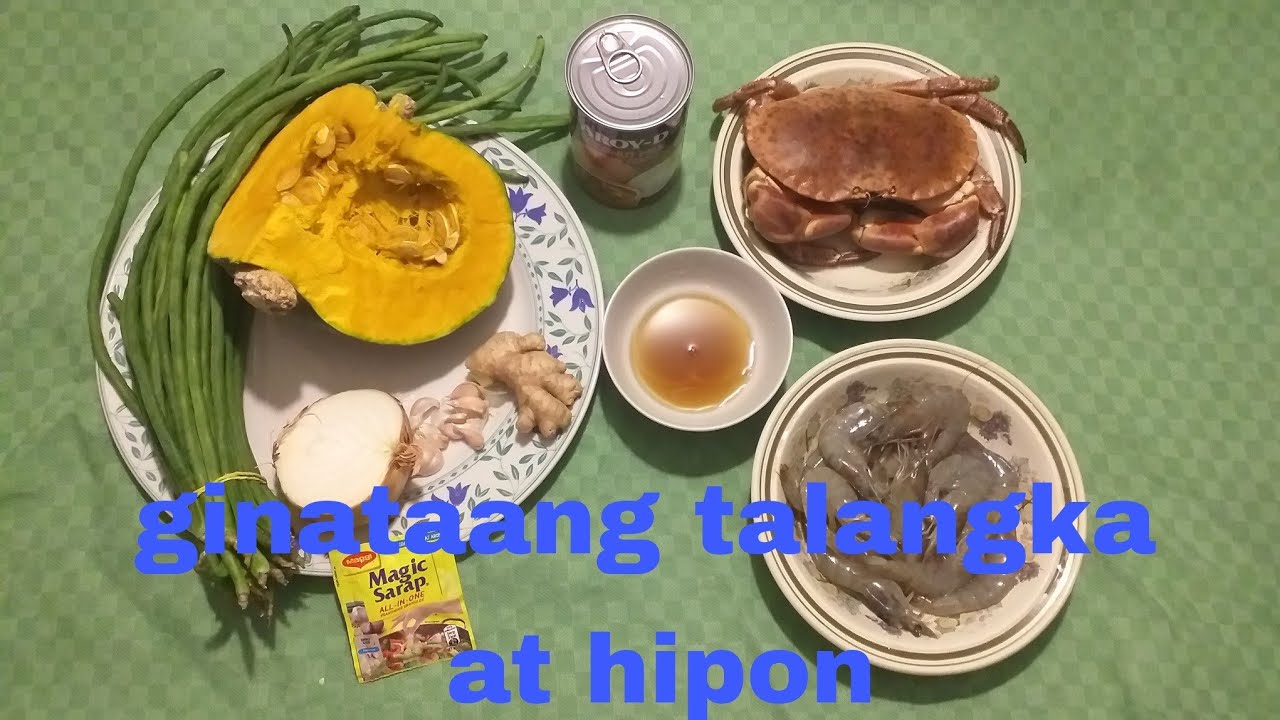 paano magluto ng ginataan kalabasa na may sugpo at talangka#ofw europe ...