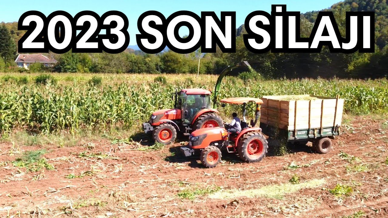 Silaj Makinesi ile Silaj Yapımı - YouTube