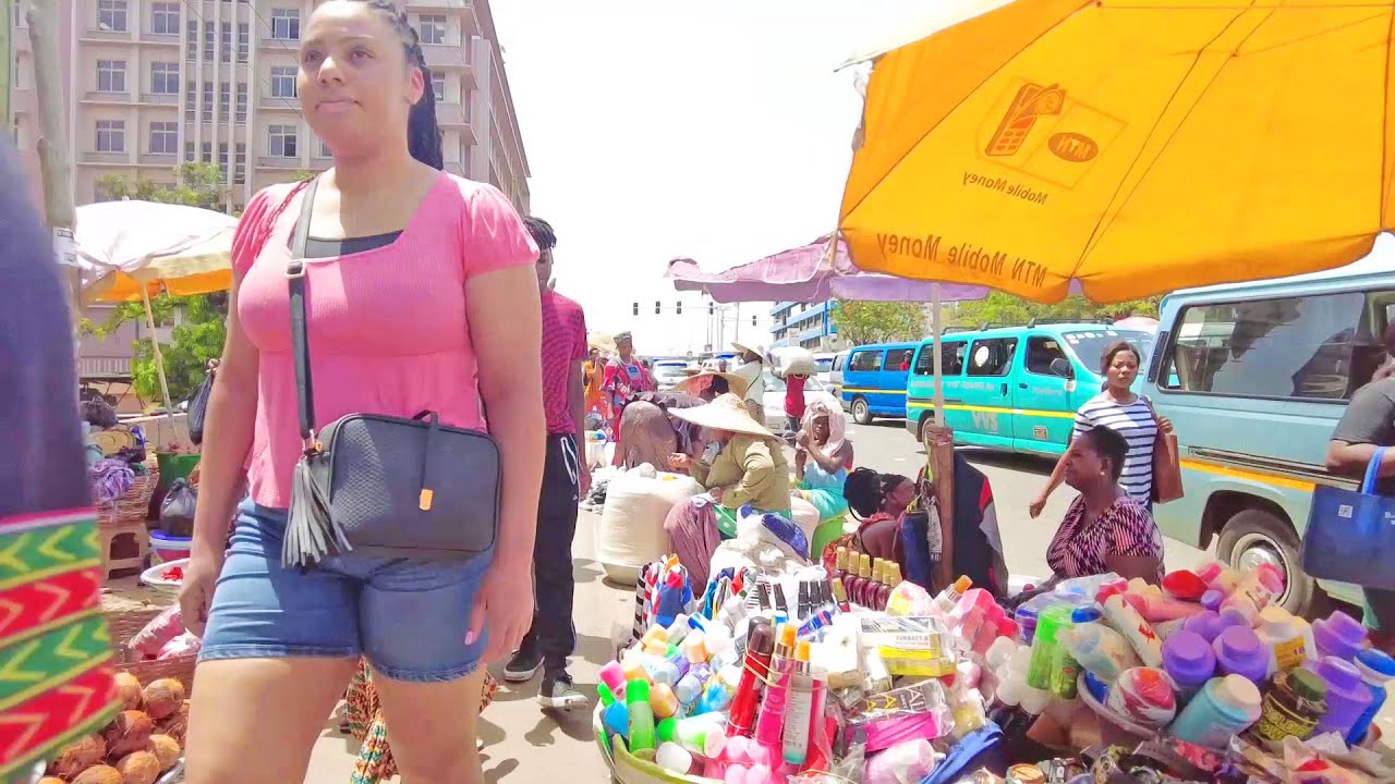 EXPLORING AFRICA'S BUSTLING STREET MARKETS || AFRICAN WALK VIDEOS - YouTube