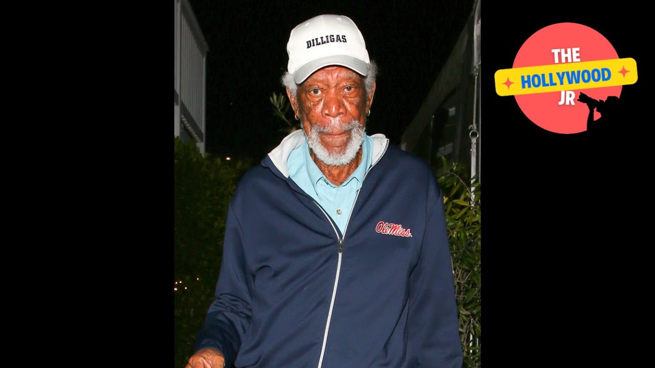 MORGAN FREEMAN LEAVES DINNER AT GIORGIO BALDI RESTAURANT IN SANTA ...