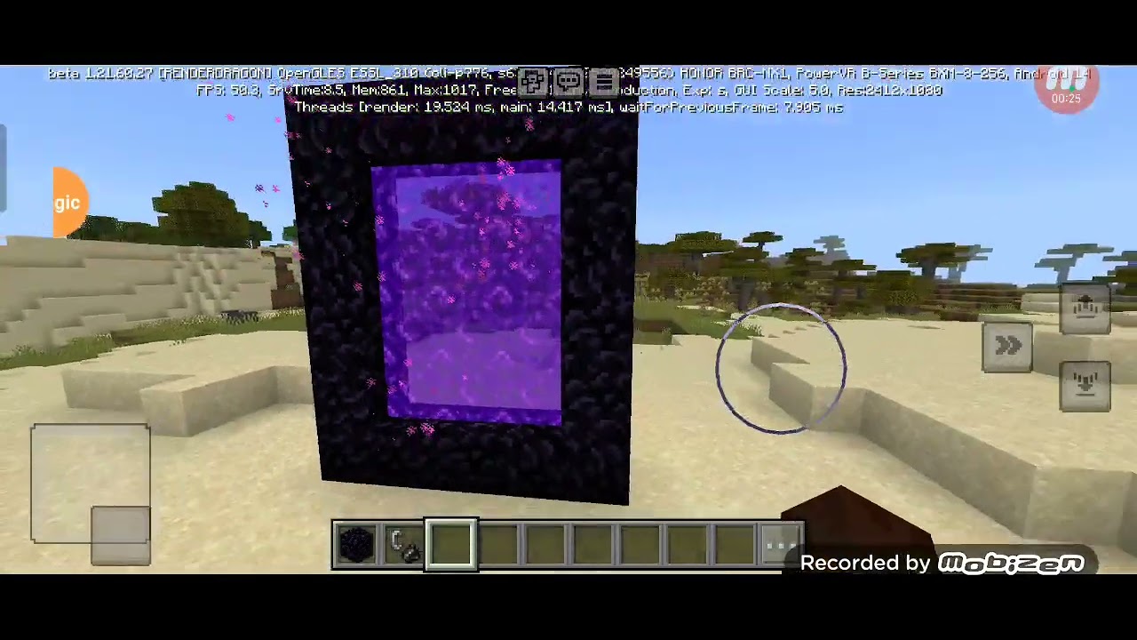 How To Create A Nether Portal In Minecraft - YouTube