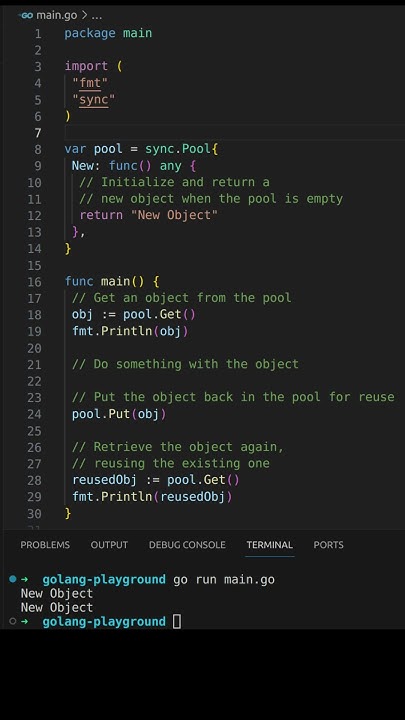 Reducing Garbage Collection Overhead in Golang with sync.Pool - YouTube
