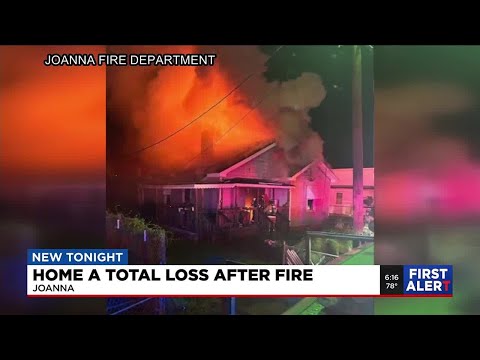 Joanna home 'total loss' after fire