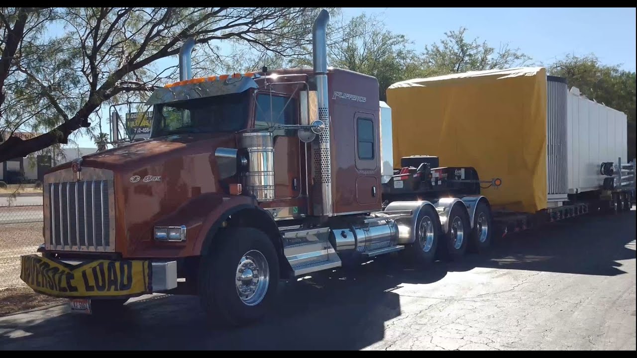 OVERSIZE LOADS, NICELY DONE 2016 REBUILT PETERBILT BOBTAIL - YouTube