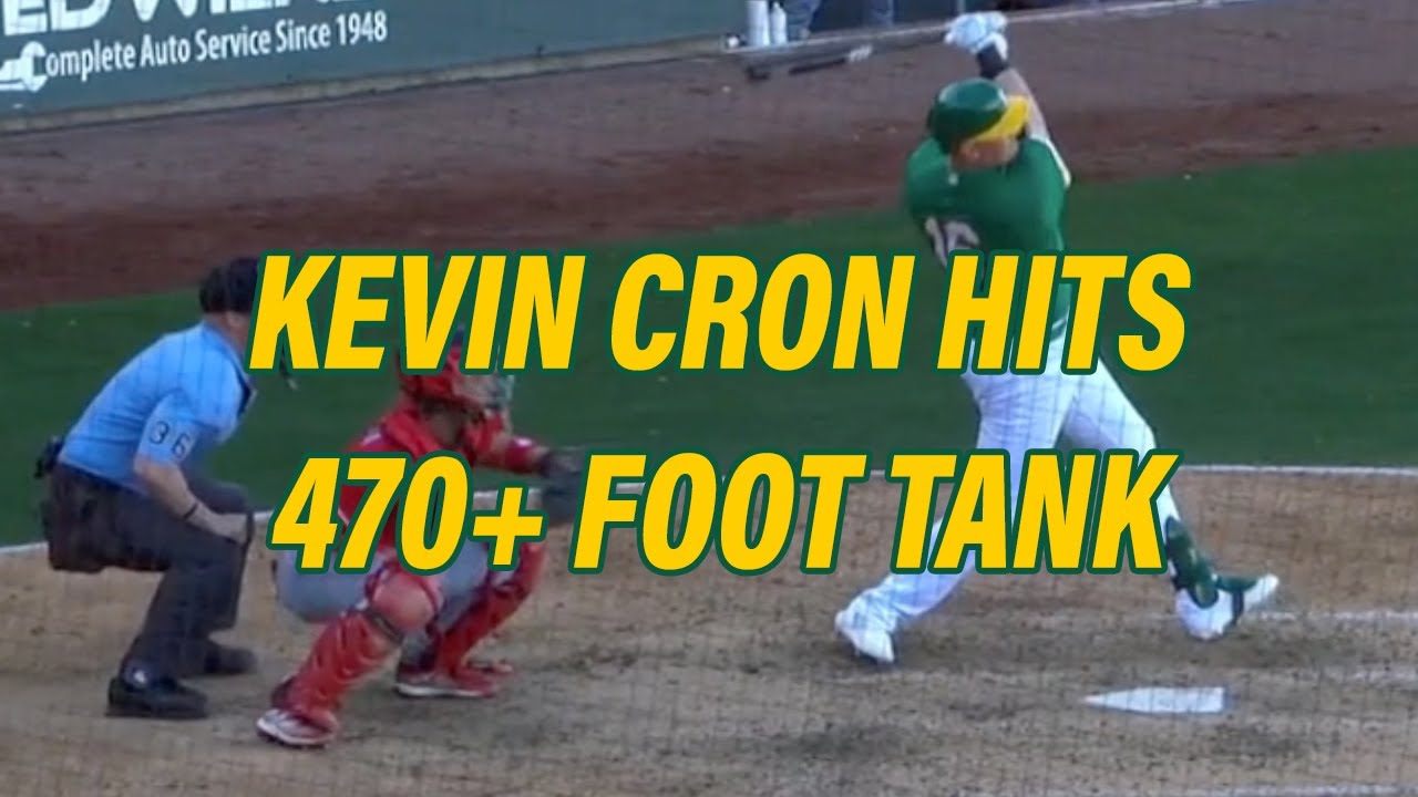 Kevin Cron crushes 470+ foot tank | 3/4/23 - YouTube