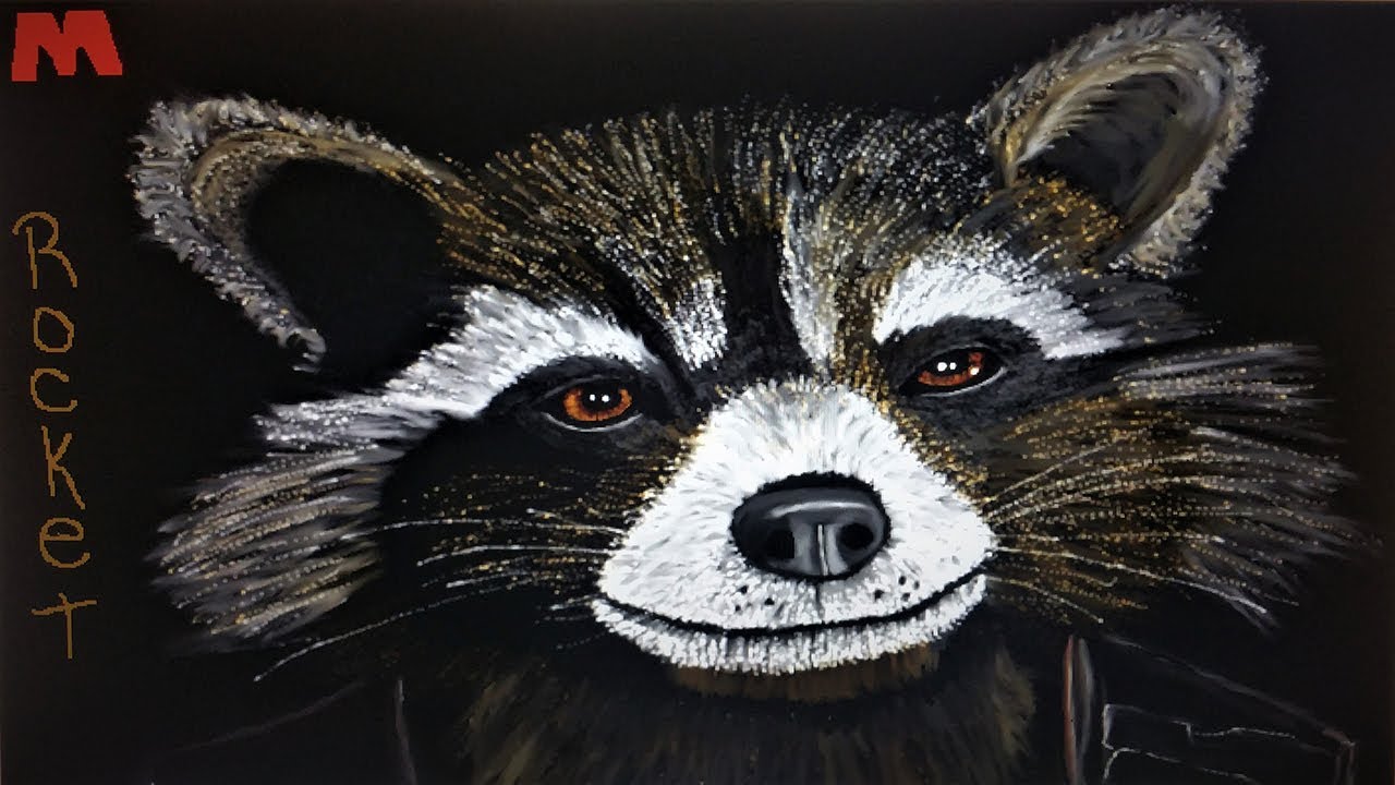 Stormytonya's Animal Jam Rocket Raccoon Speed paint - YouTube