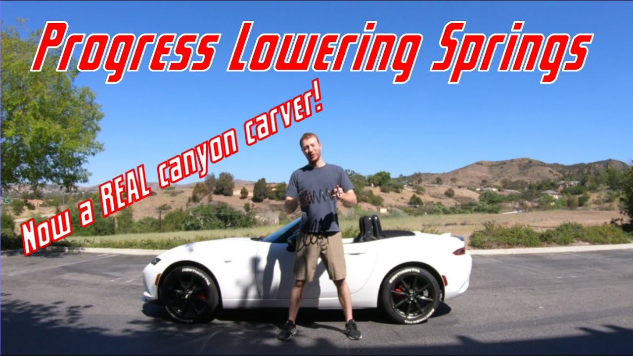 New lowering springs for the ND Miata! WOW do they transform this car ...