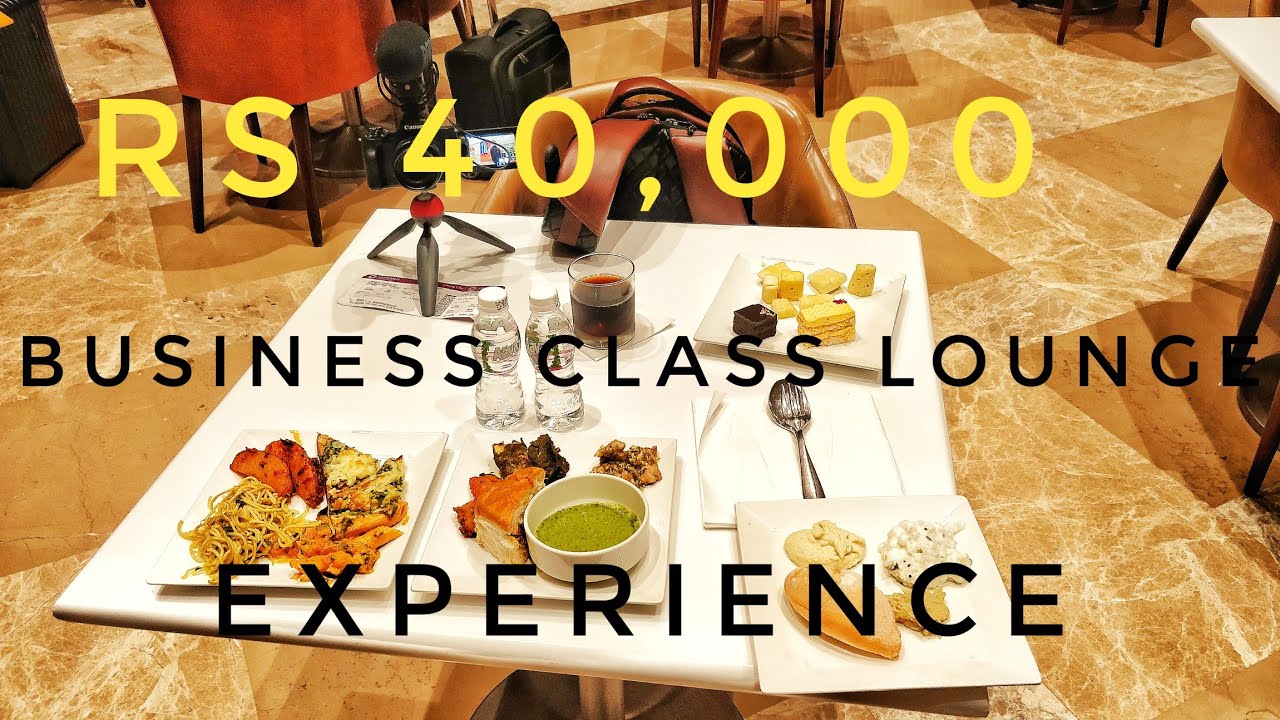 Rs 40,000 First Class Jet Airways Experience in Rs 2 | GVK lounge ...