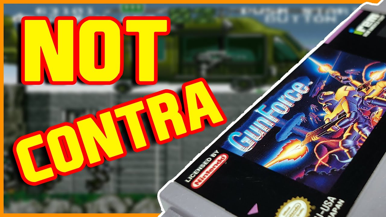 Contra Rip Off | Gunforce | SNES - YouTube