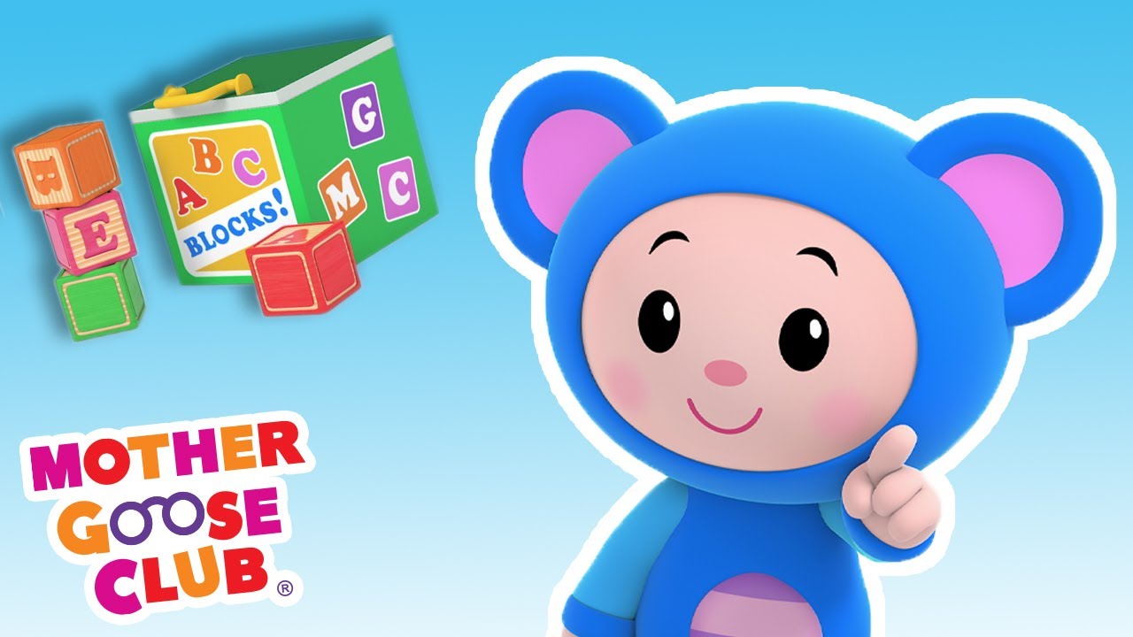 Bluesy ABC + More | Mother Goose Club Cartoons #NurseryRhymes - YouTube