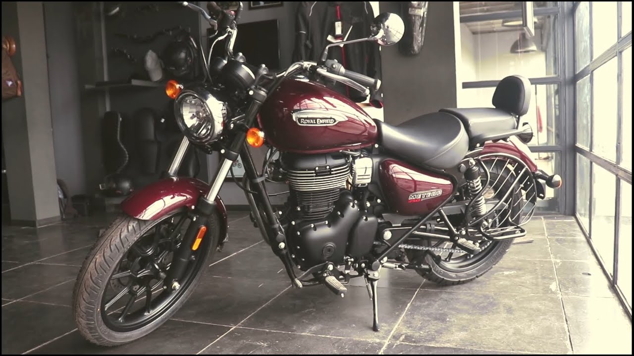 Royal Enfield Meteor 350 Stellar Red l Bullet Riders - YouTube