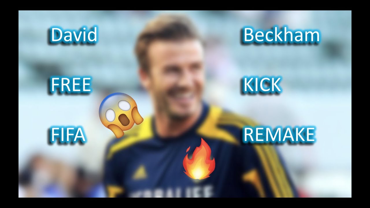 David Beckham Free Kick vs. Greece - 2002 | FIFA 17 - YouTube