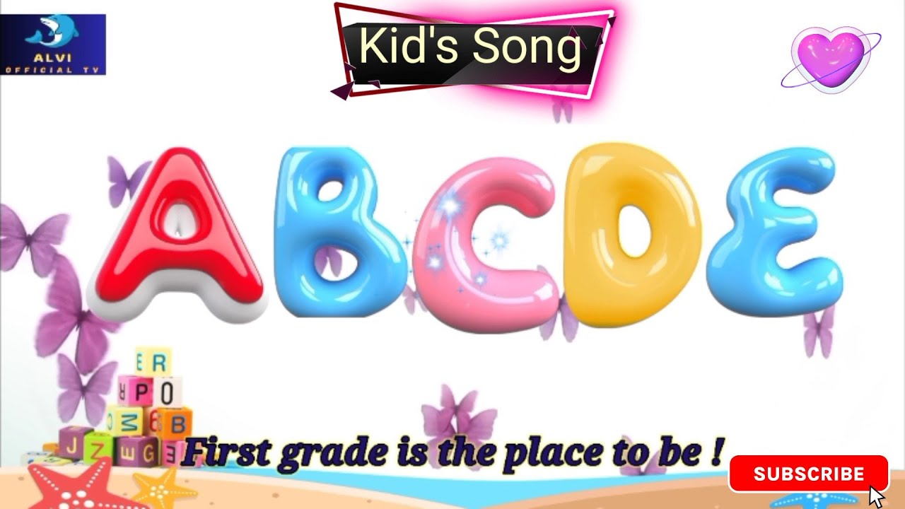 Alphabet Rap || ABCDE Cartoon for Kid's || Phonic Song & Nursery Rhyme ...