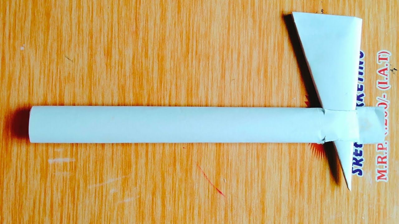 how to make a paper axe - YouTube