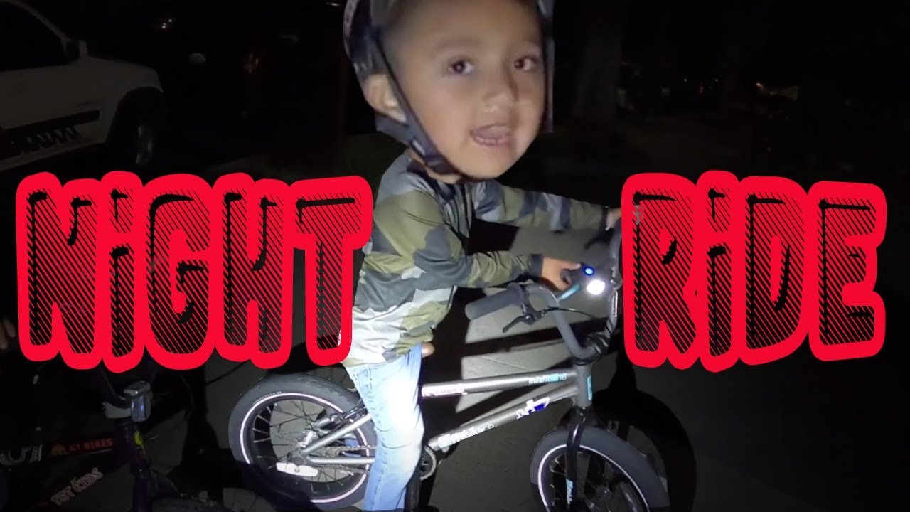 SCARY NIGHT fun bike ride! - YouTube