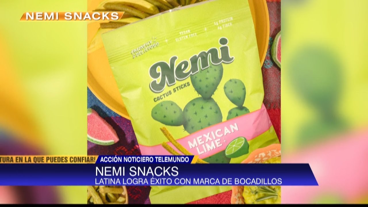 Latina emprendedora logra éxito con marca de bocadillos ‘Nemi Snacks ...