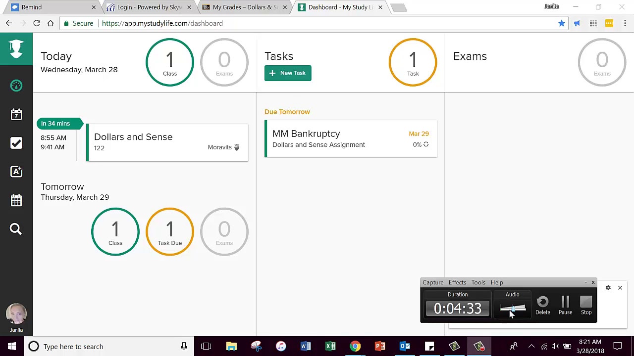 My Study Life Video Tutorial 2 How to Input Tasks from Blackboard and ...