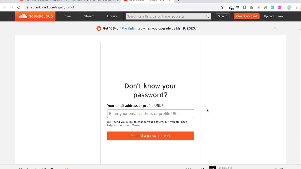 HOW TO RECOVER SOUNDCLOUD ACCOUNT? - YouTube