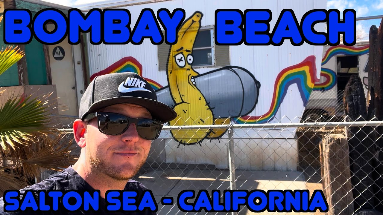 Welcome to BOMBAY BEACH CA. Driving tour of town, FREE beach camping ...