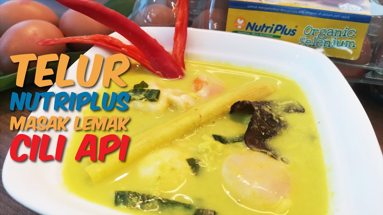 Telur Nutriplus Masak Lemak Cili Api | THEFORGE - YouTube
