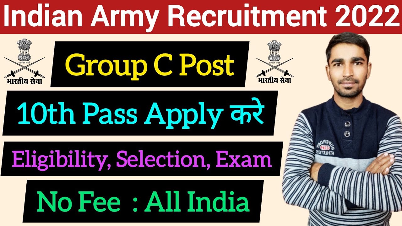 Indian Army Group C Recruitment 2022 | Eligibility, Selection, Exam ...