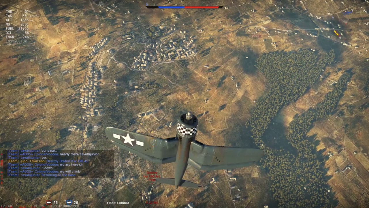 Corsair vs Fw-190 - Vertical Rolling Scissors - YouTube