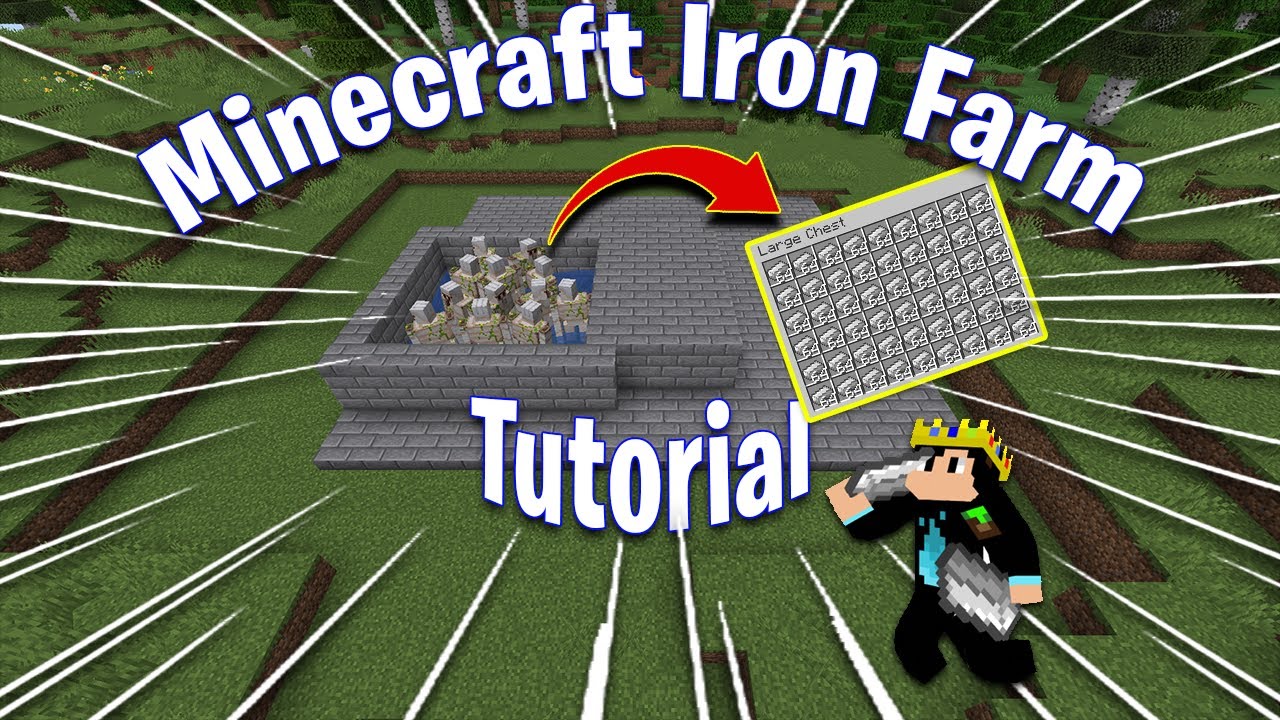 How to make a IRON Farm in MINECRAFT (For UPTO 1.19.4) #minecraft # ...