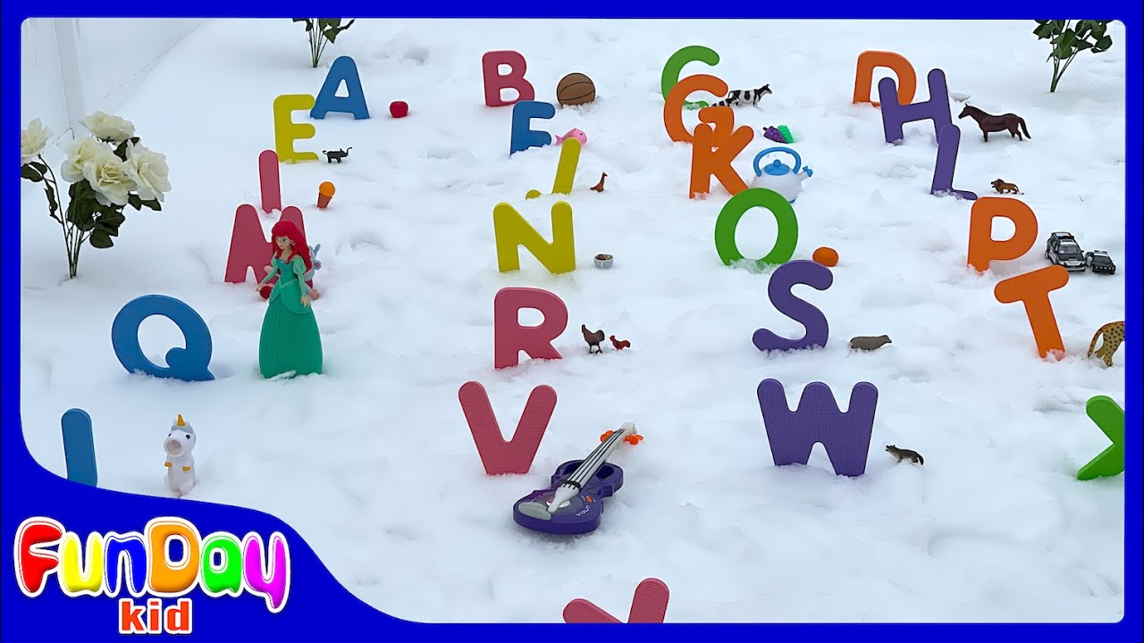 Alphabet Song | ABC MAT for Toddlers & Kids | Pretend Play finding ...
