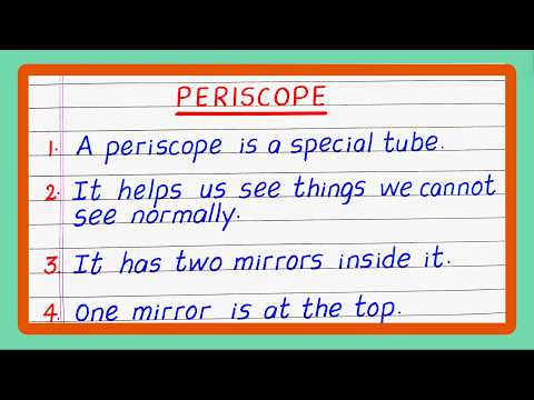 Write about Periscope | 10 Lines on Periscope | Few Lines on Periscope