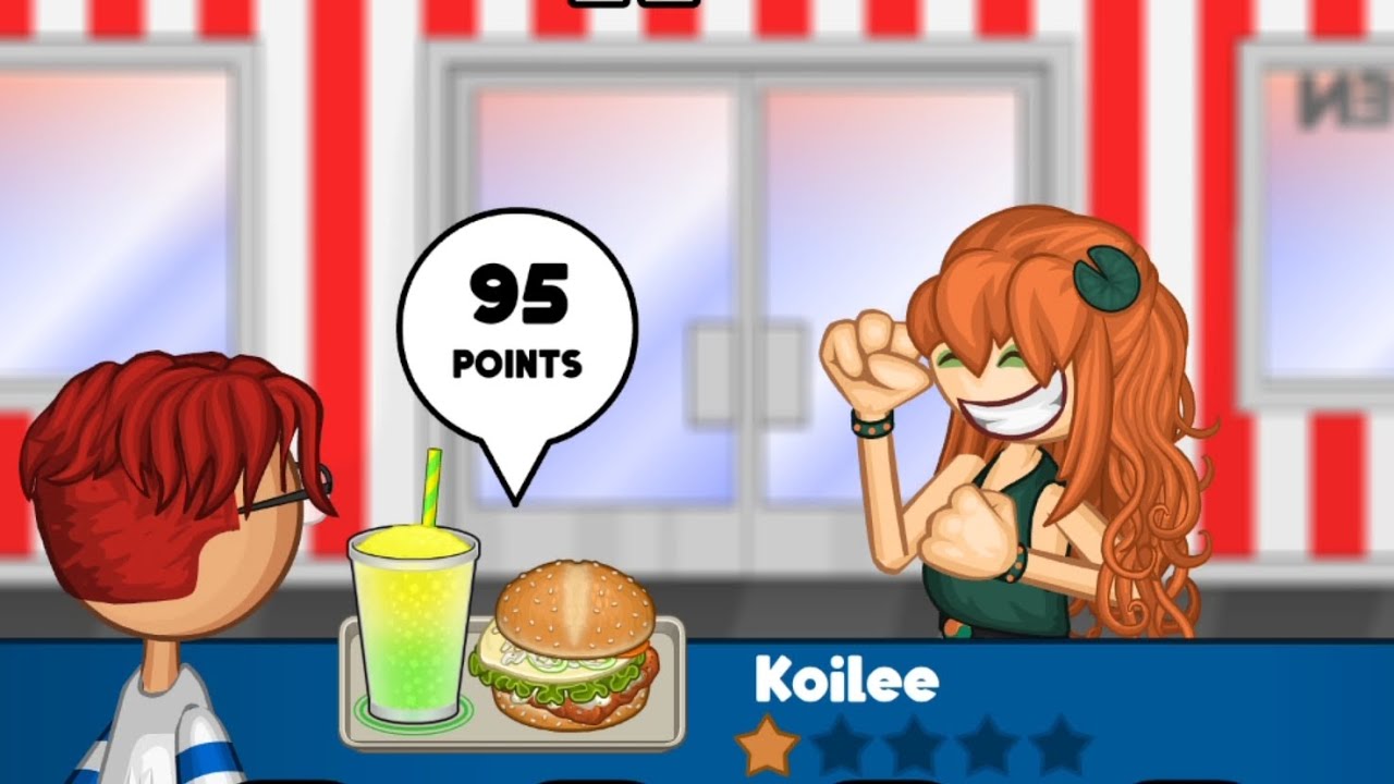 Papa's Cluckeria - Day 5 🍔 - Koilee a New Customer with Ara, Get Fish ...