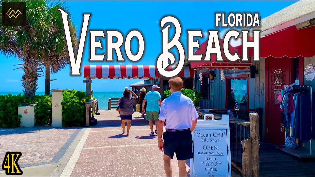 Vero Beach Florida Walking Tour 4K - YouTube