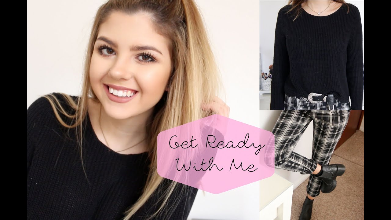 GRWM // Running Errands - Makeup & Outfit | Cass Sersemis - YouTube