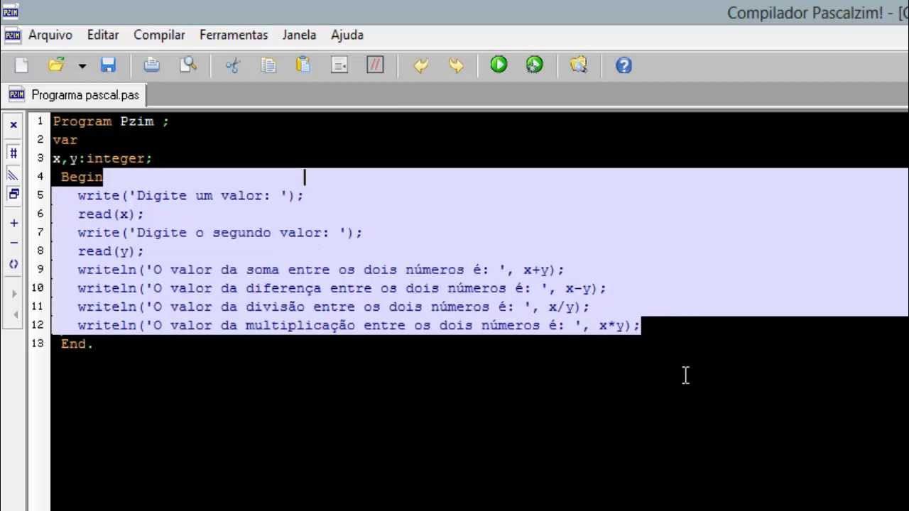 Introdução à Linguagem Pascal (HD) - YouTube